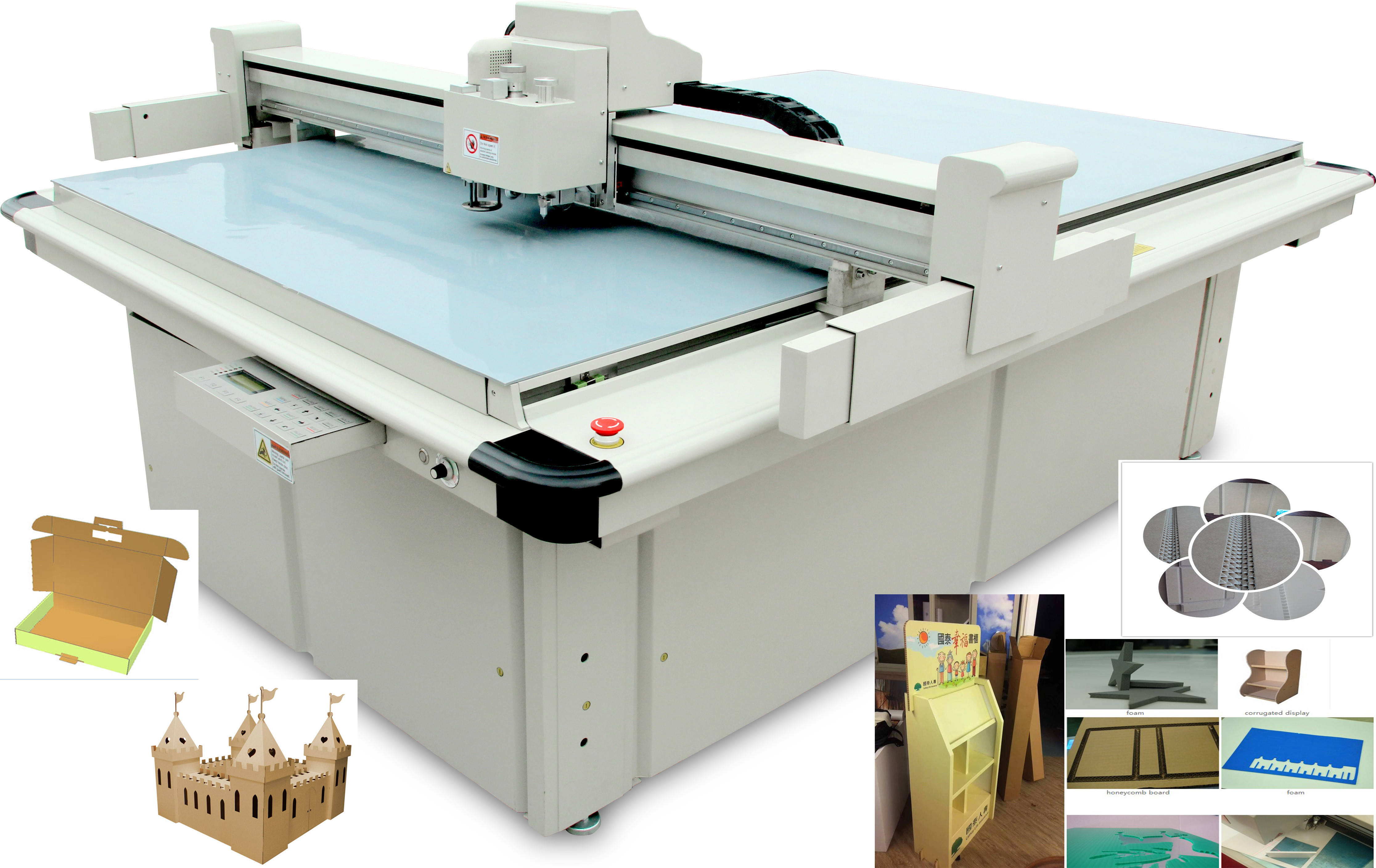 30mm CNC Carton Box Cutting Machine Optional Router With Variable ...