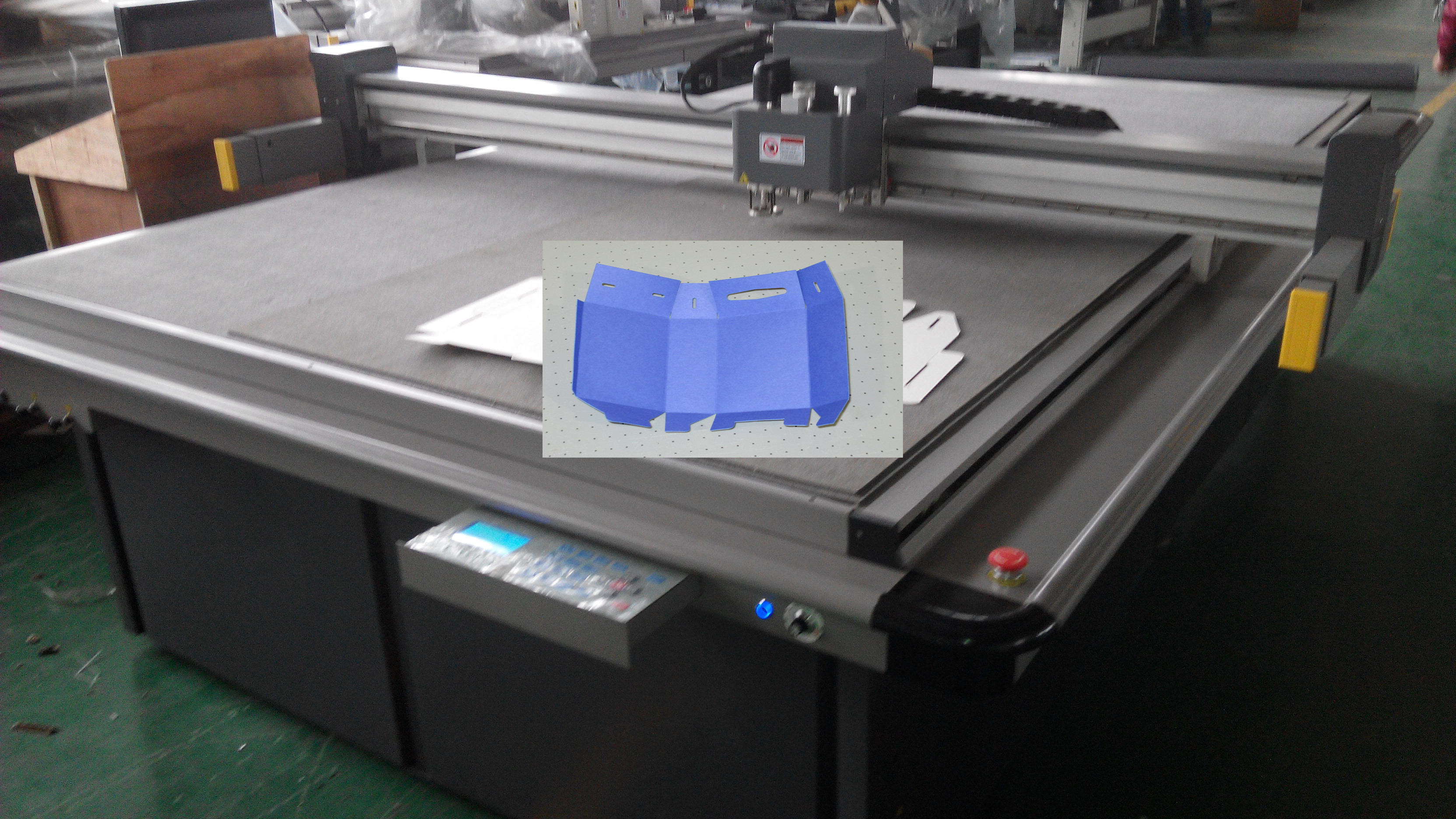 Easy Install PP Box Making Machine Effective Cutting Area 1700*1300mm